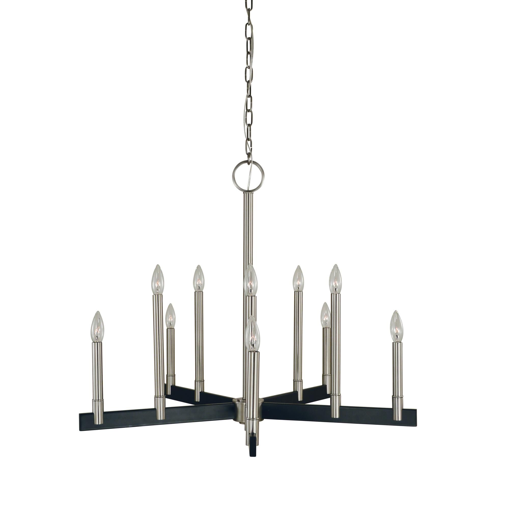 Jessica 32 Inch 10 Light Chandelier | Capitol Lighting