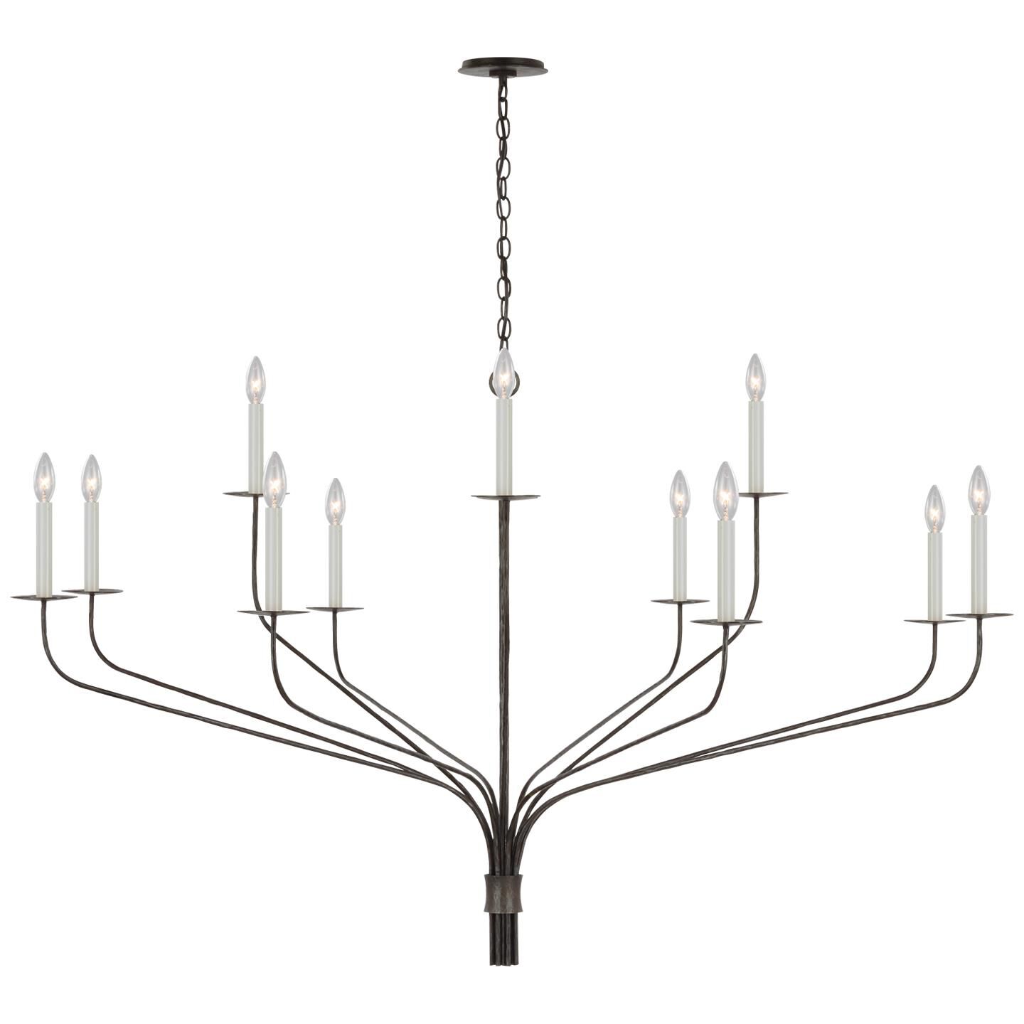 Ian K. Fowler Belfair 60 Inch 12 Light LED Chandelier | Capitol Lighting