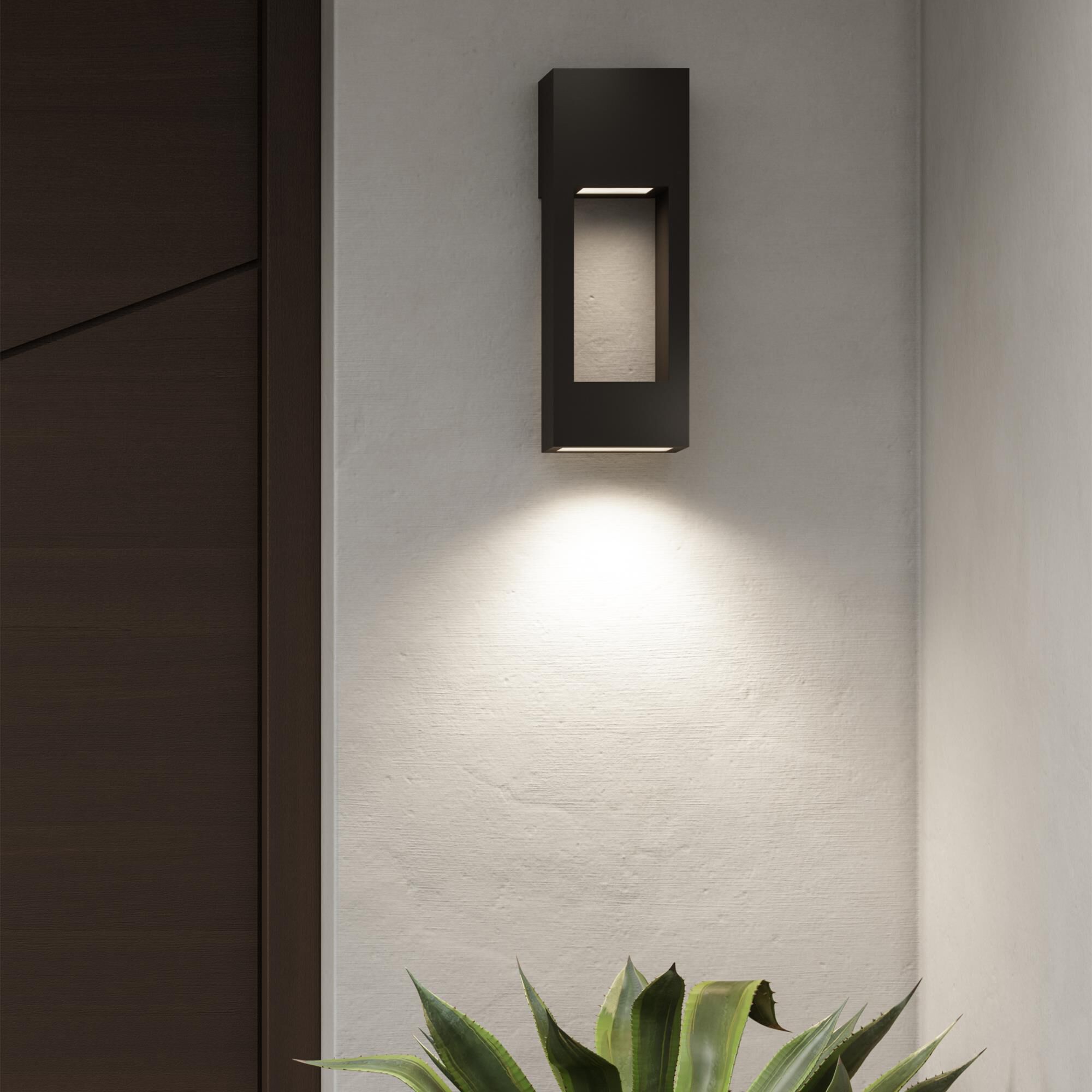 Sean Lavin Testa 16 Inch Tall 2 Light LED Outdoor Wall Light | Capitol ...