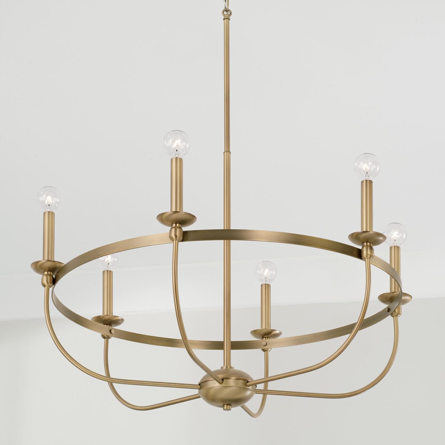Rylann 30 Inch 6 Light Chandelier | Capitol Lighting