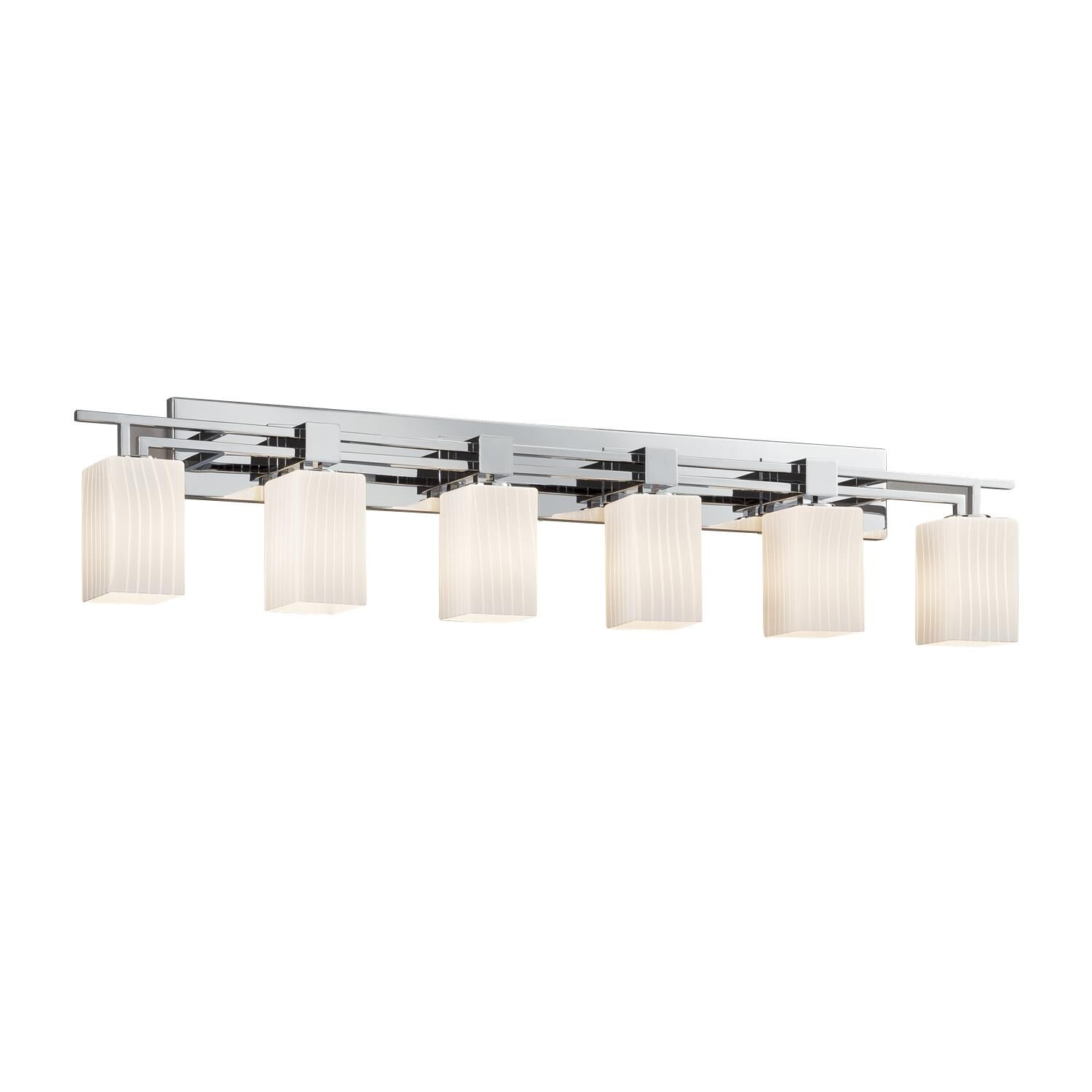 Fusion 56 Inch 6 Light Bath Vanity Light | Capitol Lighting