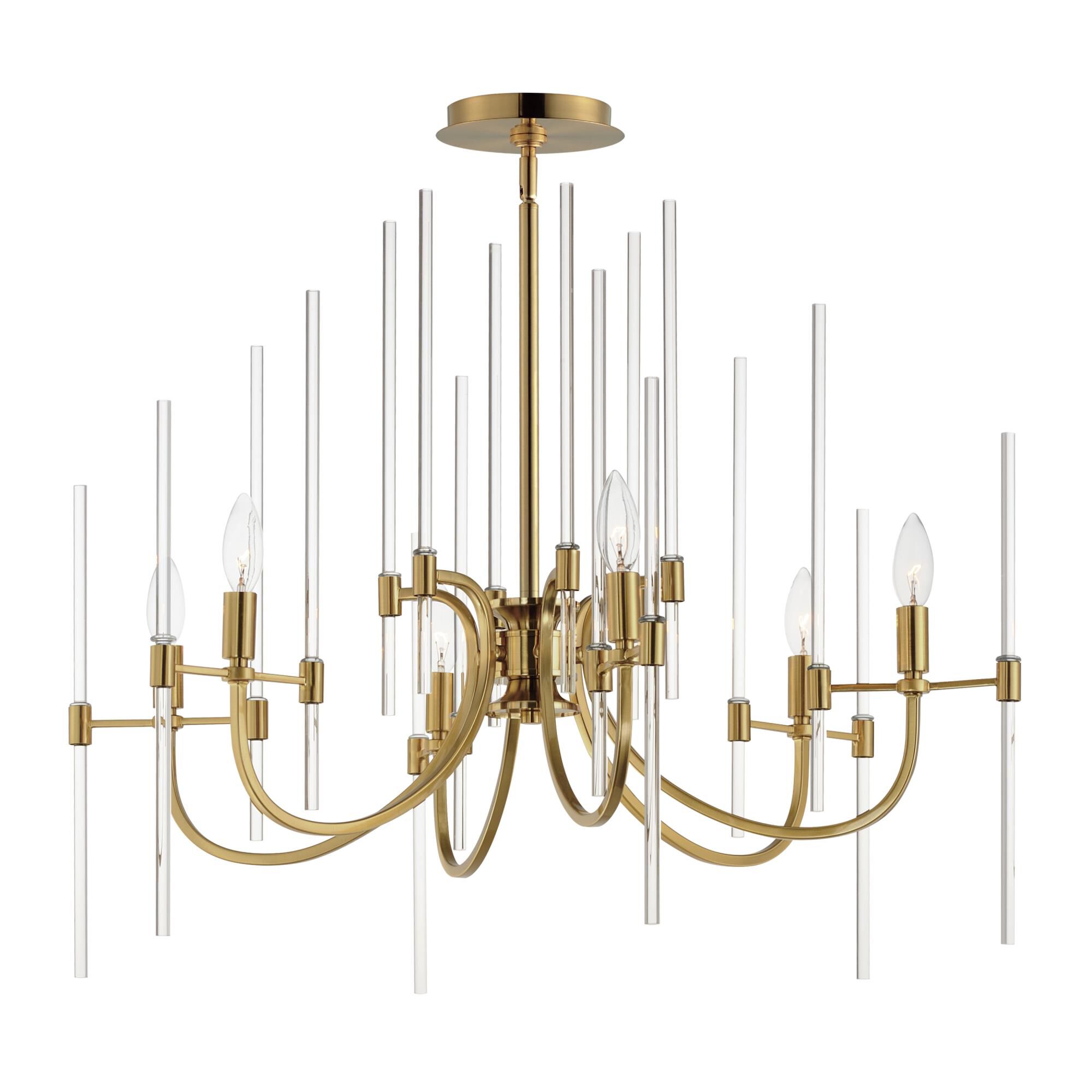 Divine 30 Inch 6 Light Chandelier | Capitol Lighting