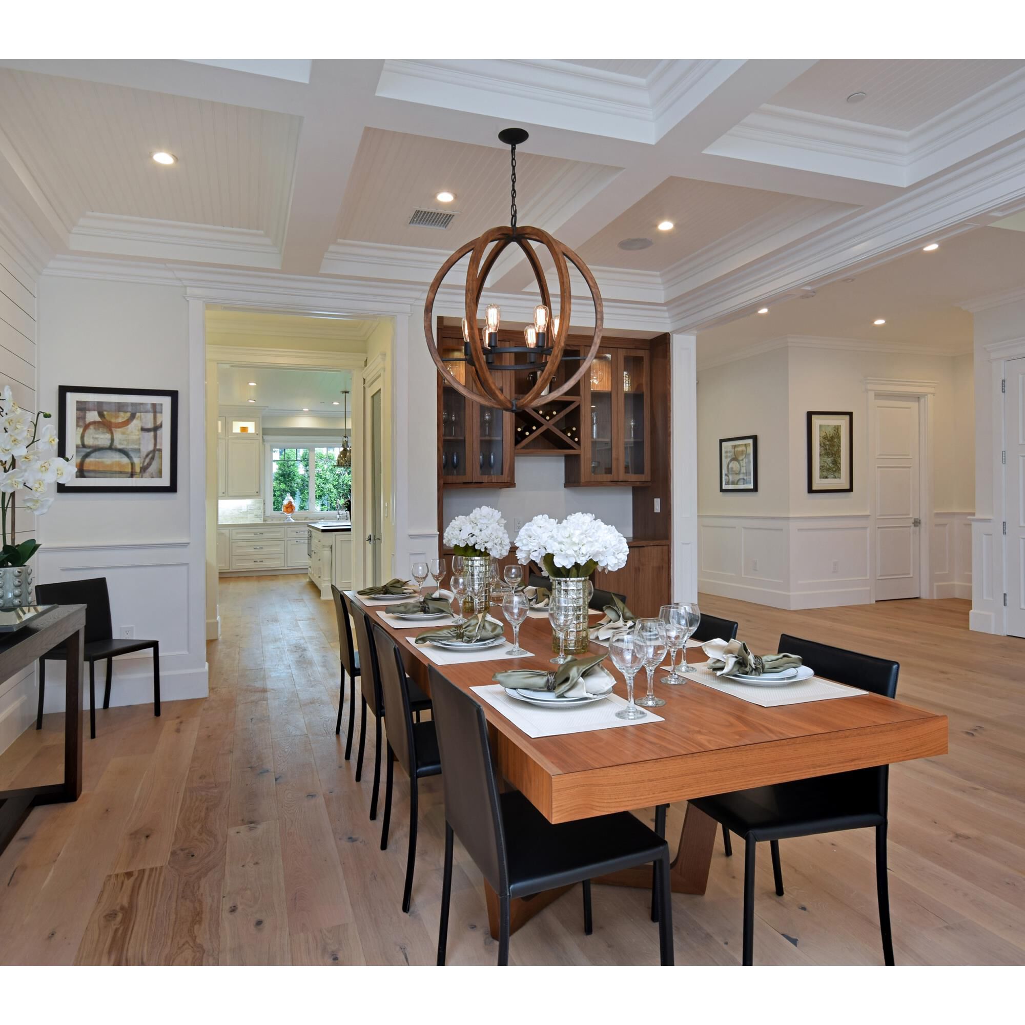 Bodega Bay 30 Inch 6 Light Chandelier | Capitol Lighting