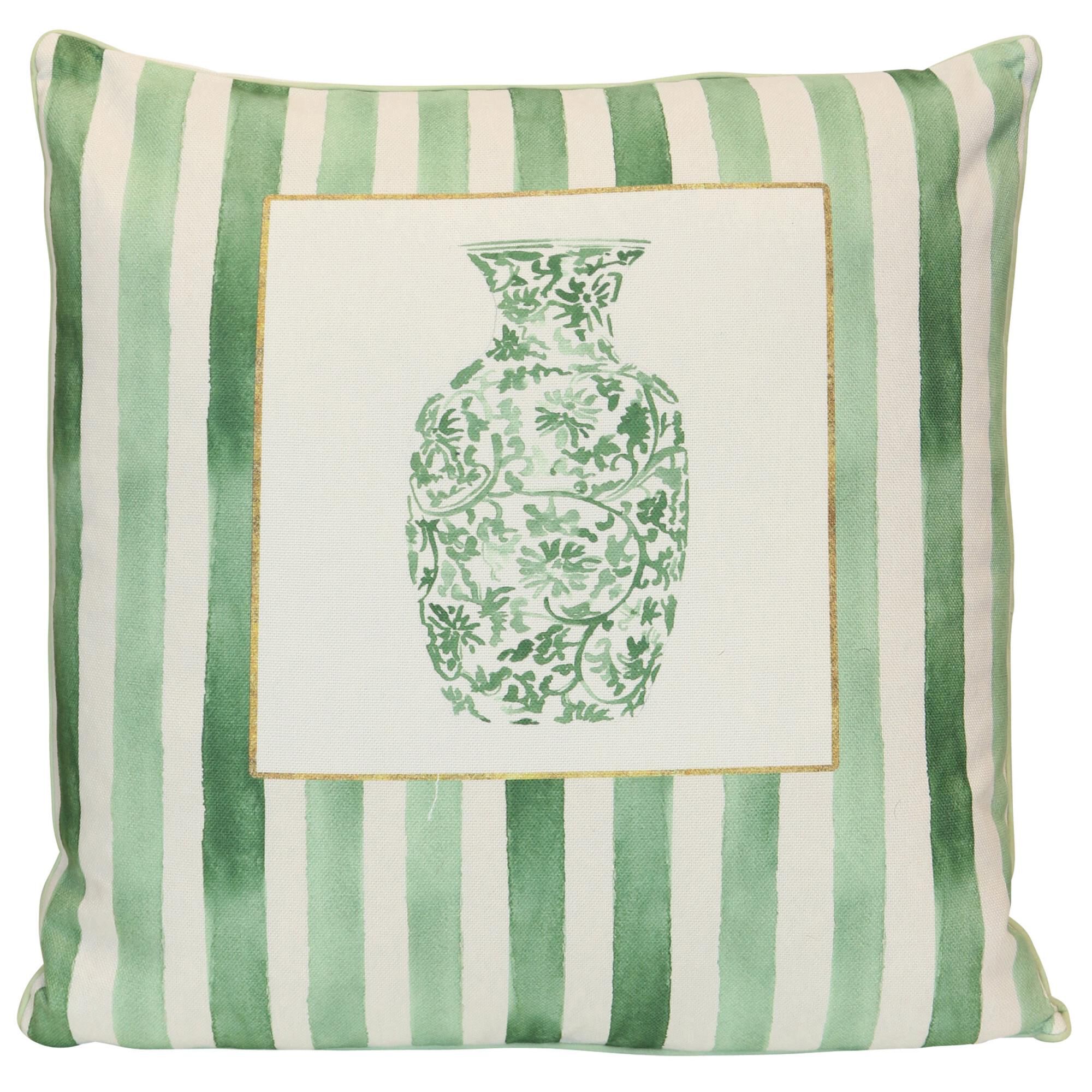 Tamara Day Porcelain Stripe 24 Inch Decorative Pillow | Capitol Lighting