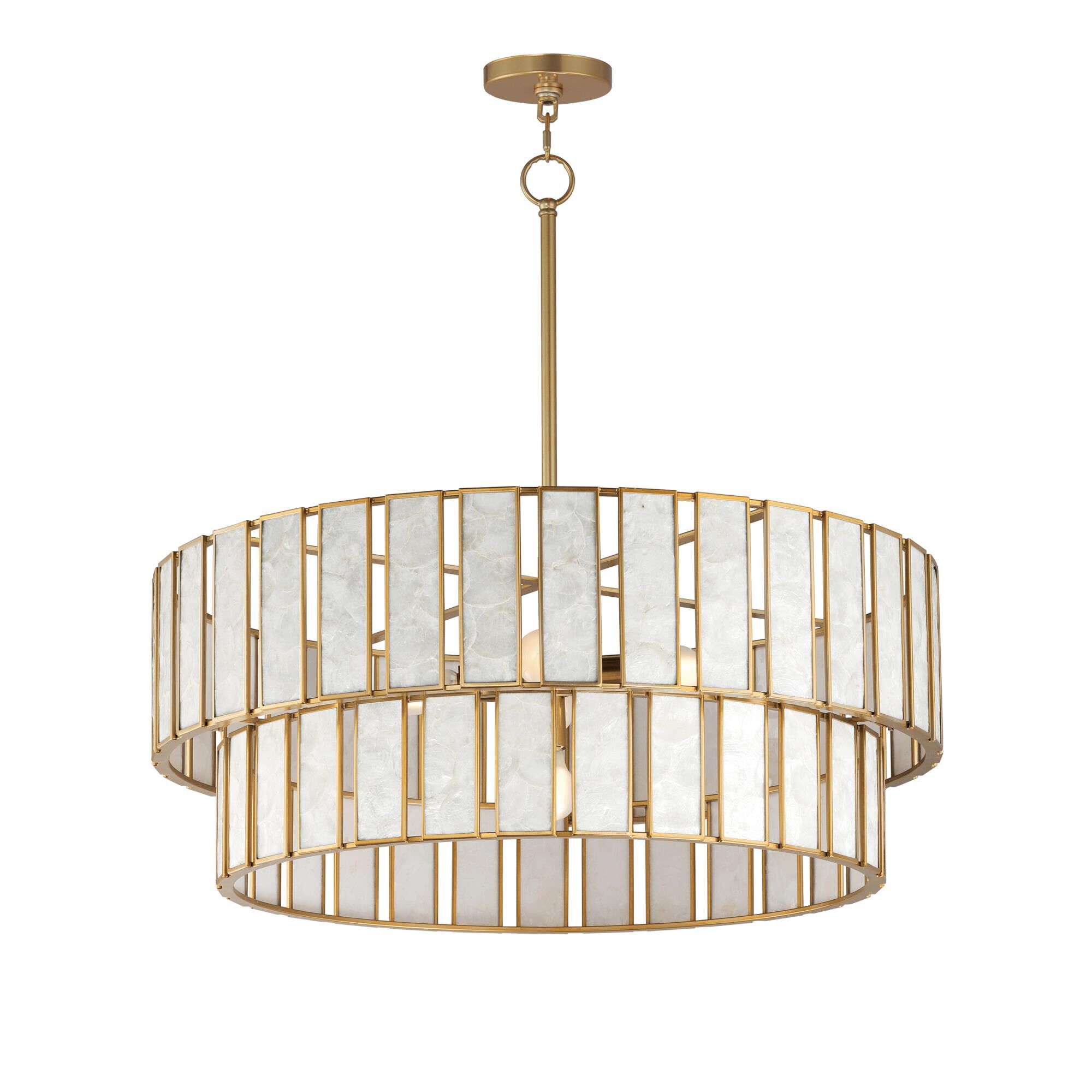 Miramar 32 Inch 6 Light Chandelier | Capitol Lighting