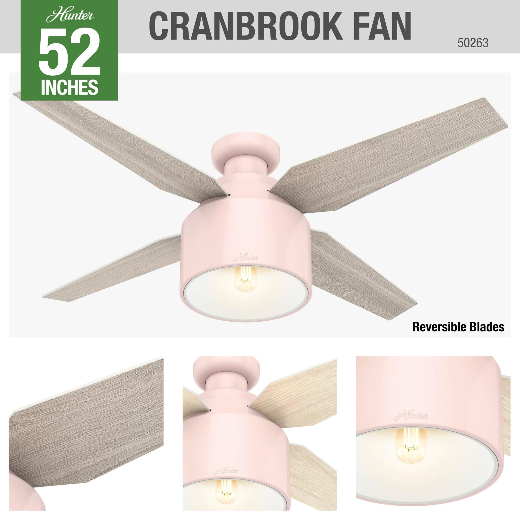 Cranbrook 52 Inch Ceiling Fan with Light Kit | Capitol Lighting