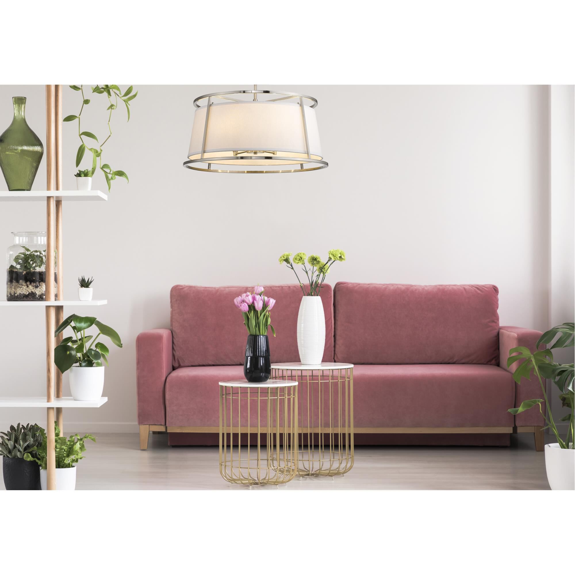 Lenyx Pendant 26 Inch 6 Light Chandelier | Capitol Lighting