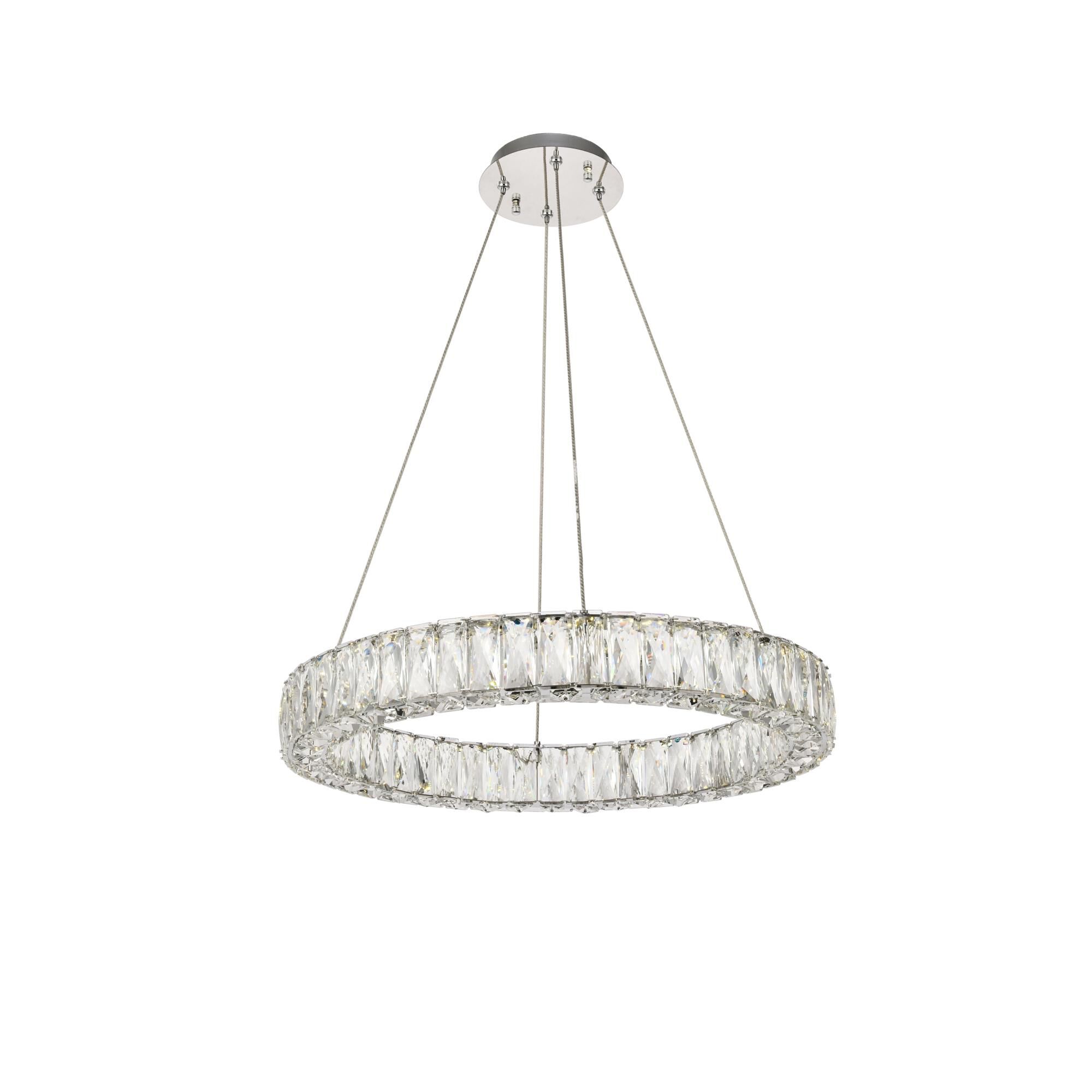 Monroe 23 Inch 1 Light LED Chandelier | Capitol Lighting