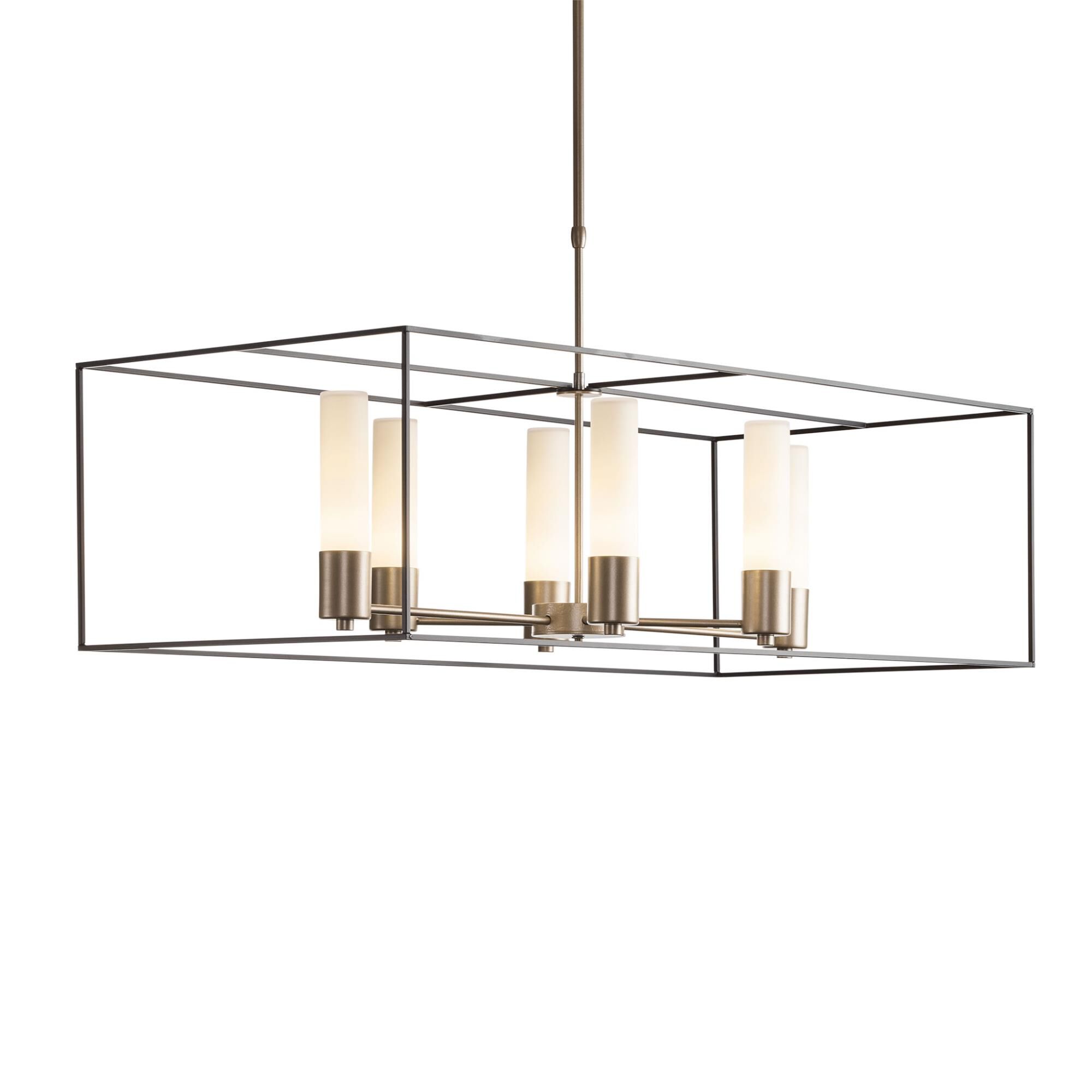 Portico 42 Inch 6 Light Linear Suspension Light | Capitol Lighting
