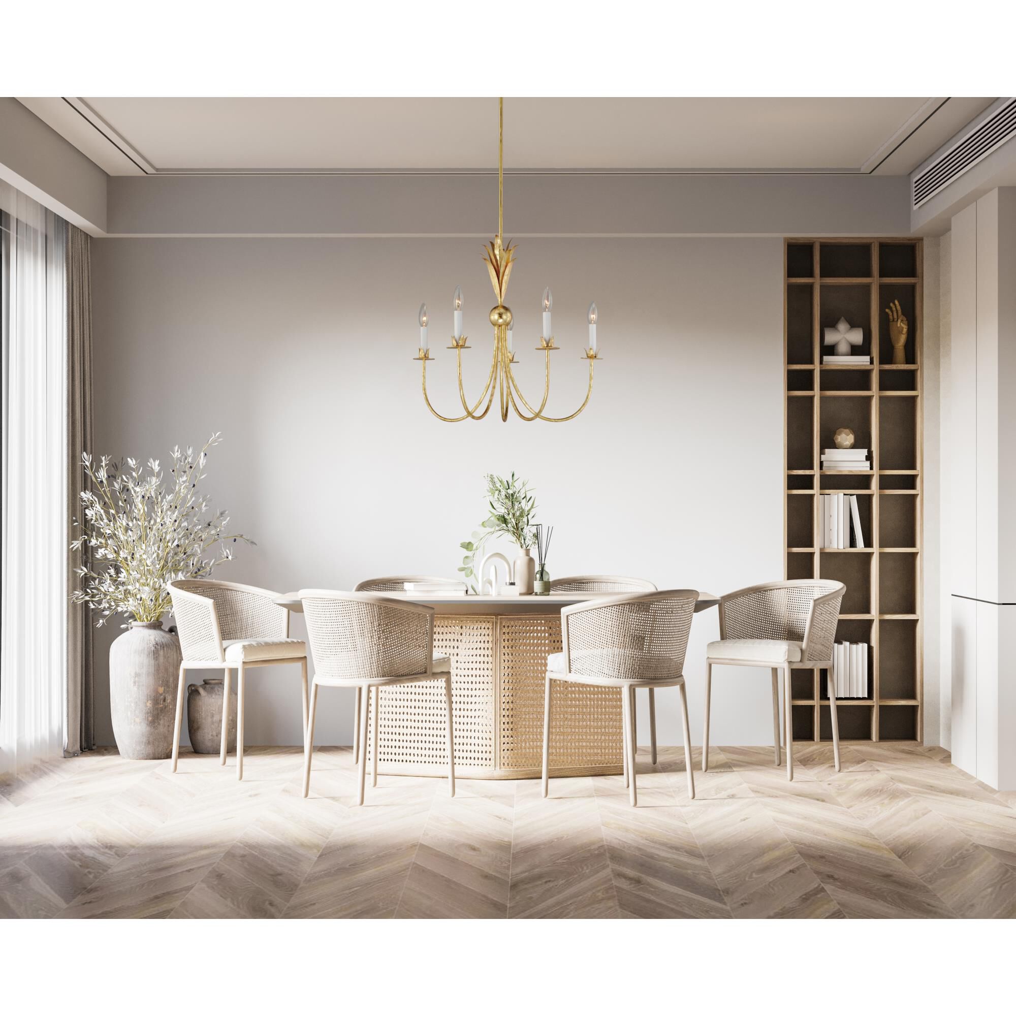 Paloma 26 Inch 5 Light Chandelier | Capitol Lighting