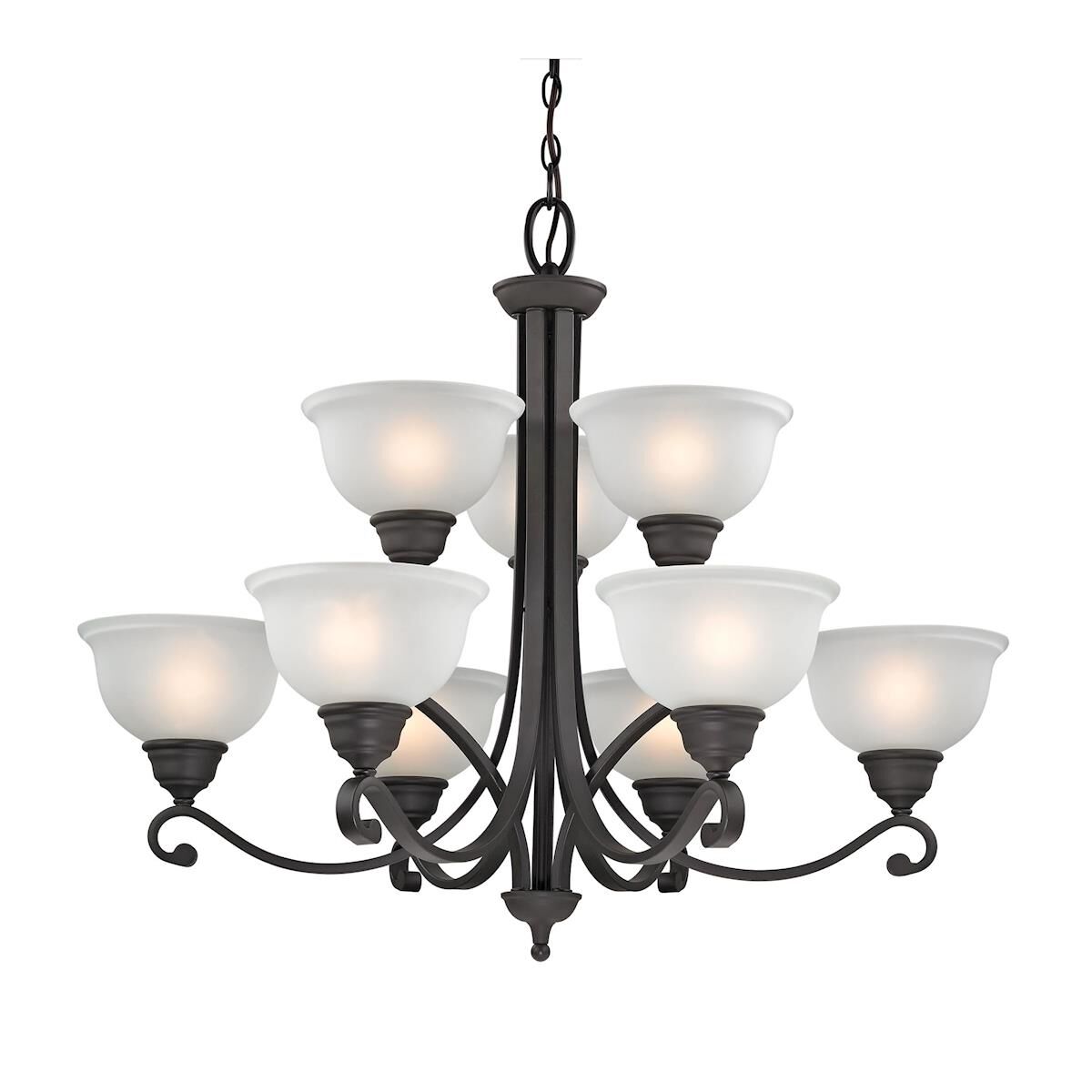 Hamilton 36 Inch 9 Light Chandelier | Capitol Lighting 1800lighting.com