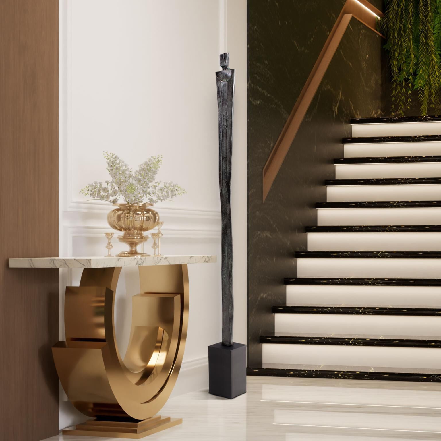 Male Fortitude Sculpture | Capitol Lighting